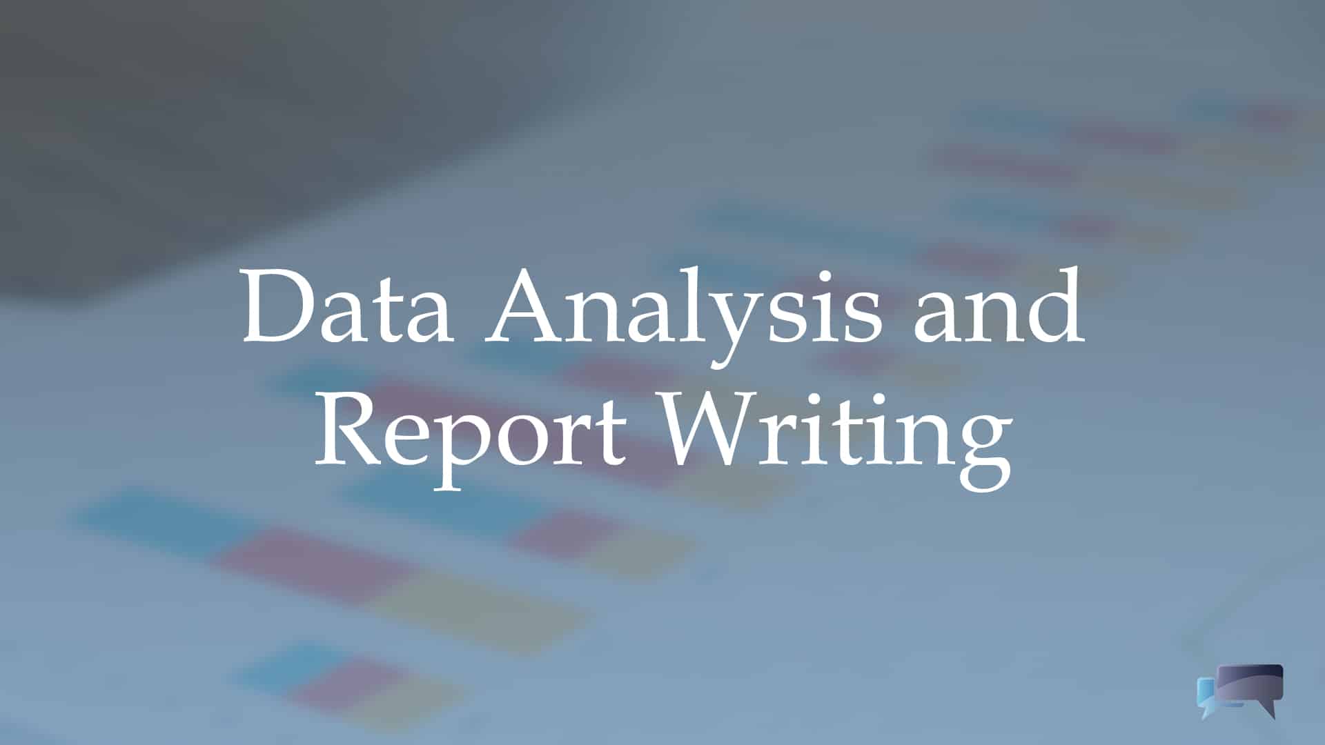 Data Analysis and Report Writing — The Consultation Institute