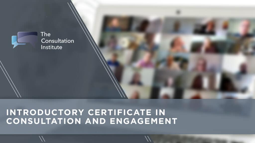 Professional Certificates — The Consultation Institute